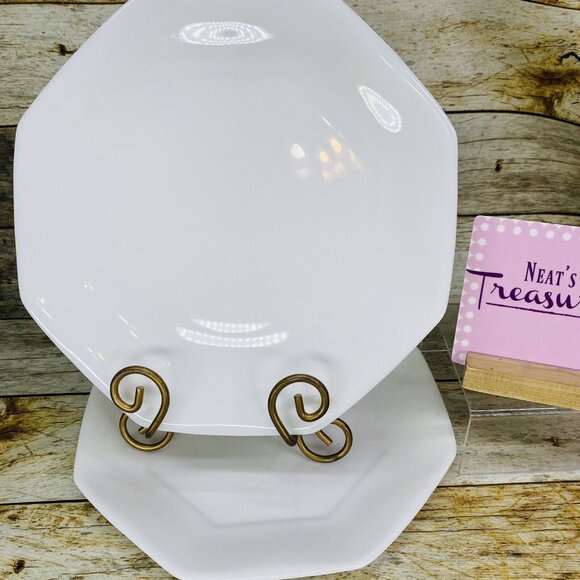 Arcoroc | Dining | Arcoroc Octime France White Octagon Shape Blown ...